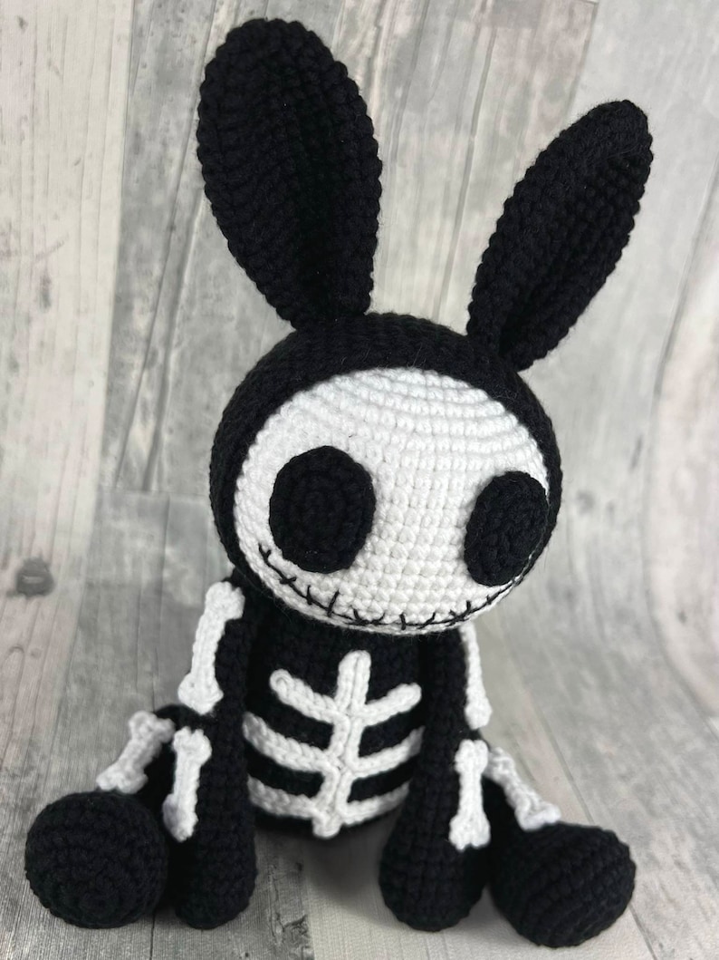 Skeleton Bunny Voodoo Bunny Crochet Pattern Voodoo Doll - Etsy