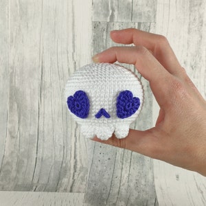 Skull Crochet Pattern, Keychain Crochet Pattern, Amigurumi Crochet ...