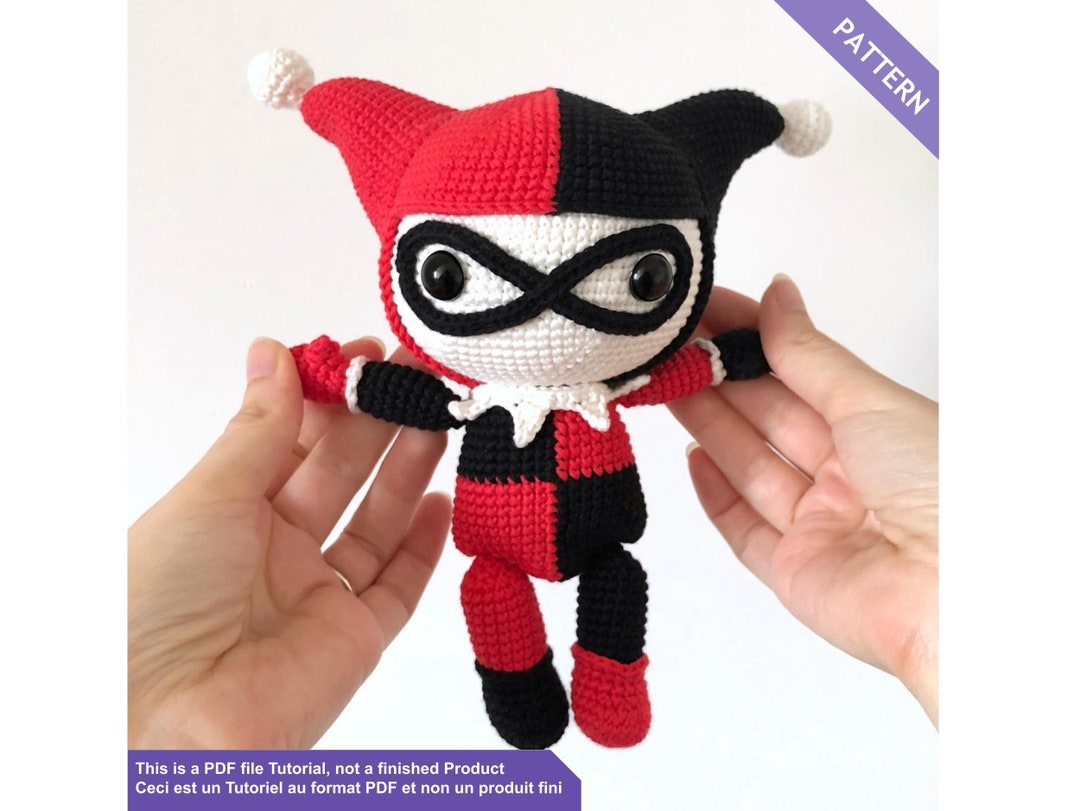 Harlequin Crochet Pattern, Amigurumi Crochet Pattern, PDF Files EN FR ...