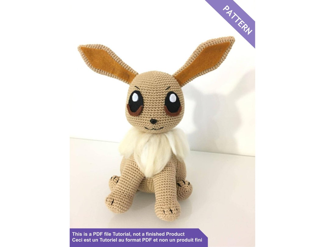 Eevee Crochet Pattern , PDF Files EN FR, Amigurumi Pattern - Etsy