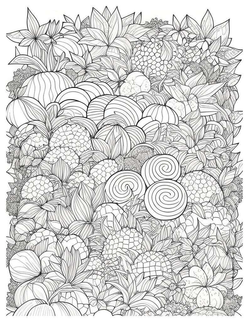 Cute Anime Chibi Adult Coloring Book Pages 20 Pack - Etsy