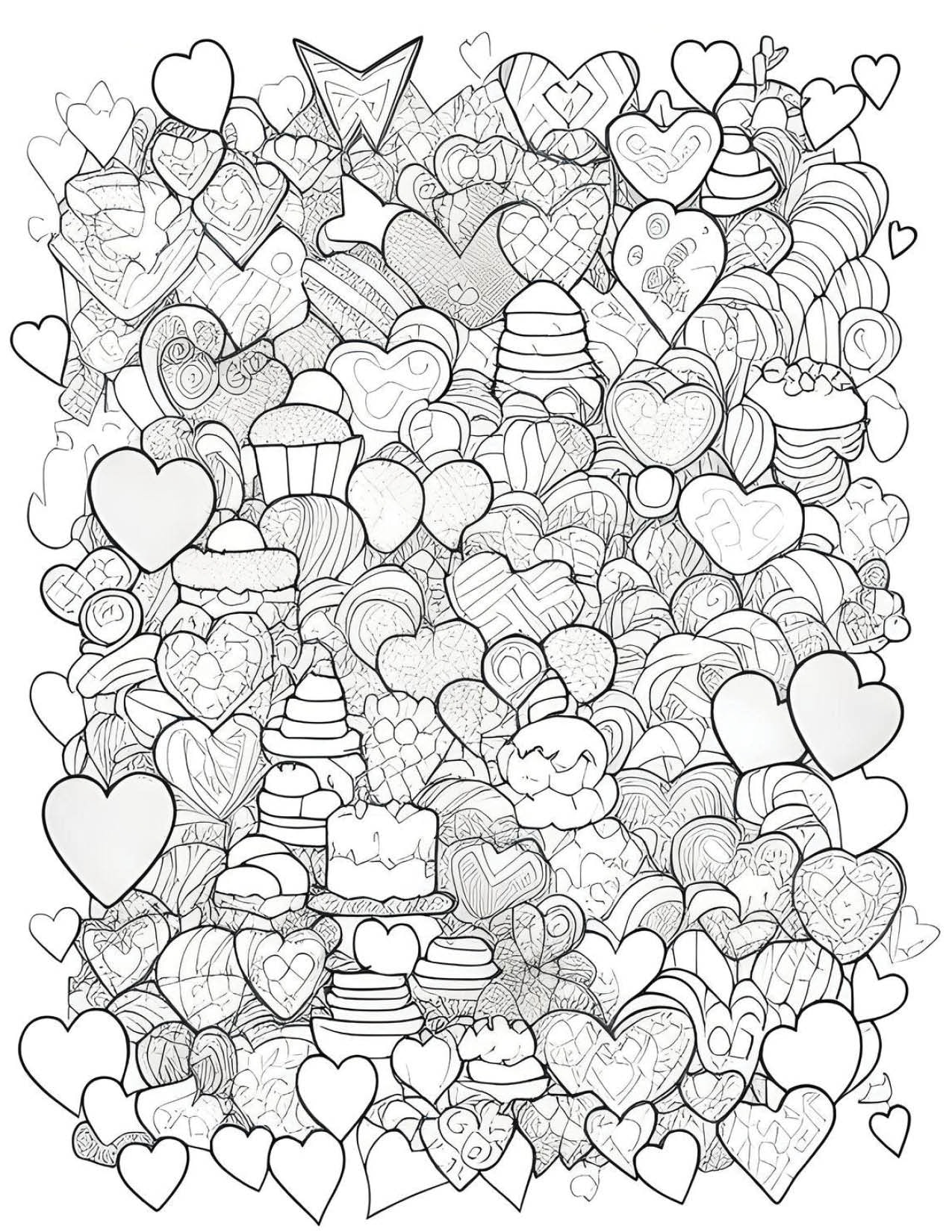Cute Anime Chibi Adult Coloring Book Pages 20 Pack - Etsy