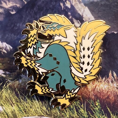 Monster Hunter World MHW Iceborne Hard Enamel Pin - Etsy