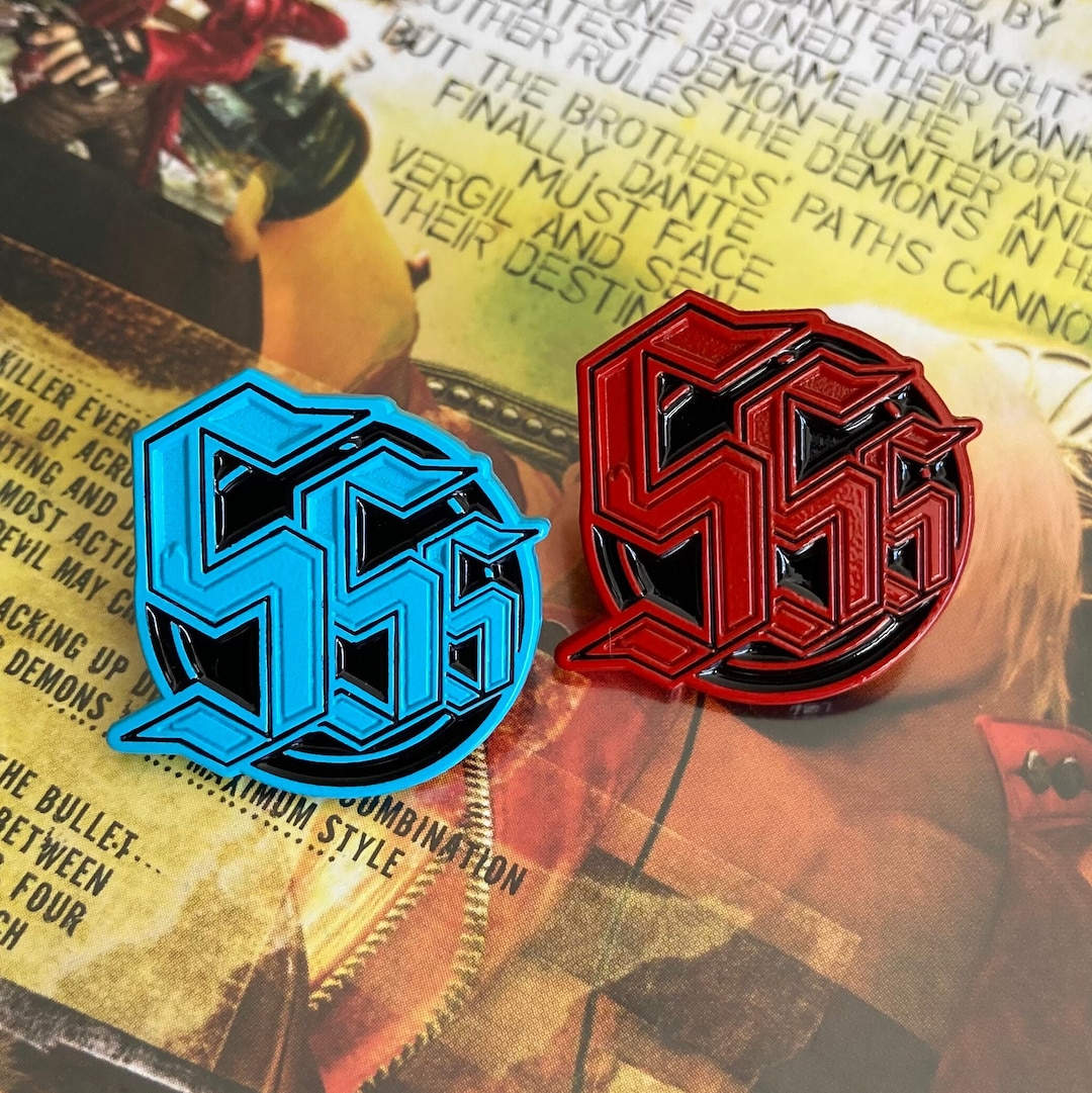 Sons of Sparda Twin Pack: Triple S Devil May Cry Inspired Enamel Pins ...