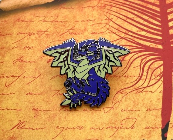 Azure Rathalos Monster Hunter Inspired Enamel Pin | Etsy