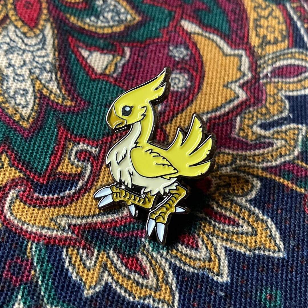 Chocobo Final Fantasy Inspired Enamel Pin Badge - Etsy
