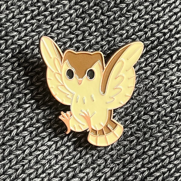 Copper Owl Pin - Etsy