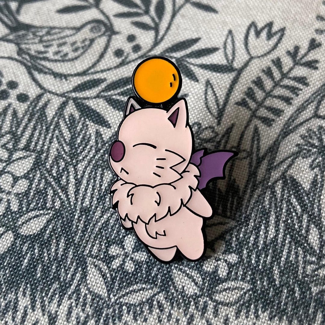 Mog Final Fantasy Inspired Enamel Pin Badge - Etsy