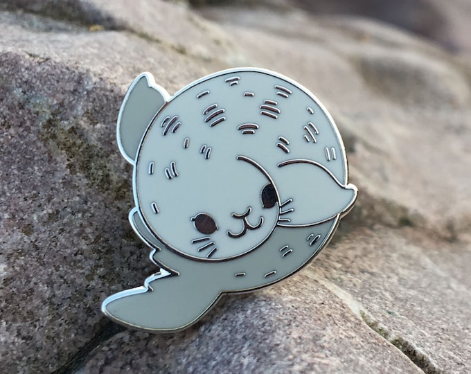 Seal Enamel Pin Badge - Etsy