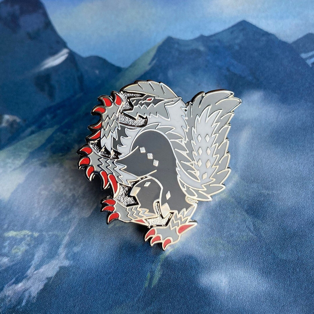 Stygian Zinogre - Monster Hunter Inspired Enamel Pin - Etsy