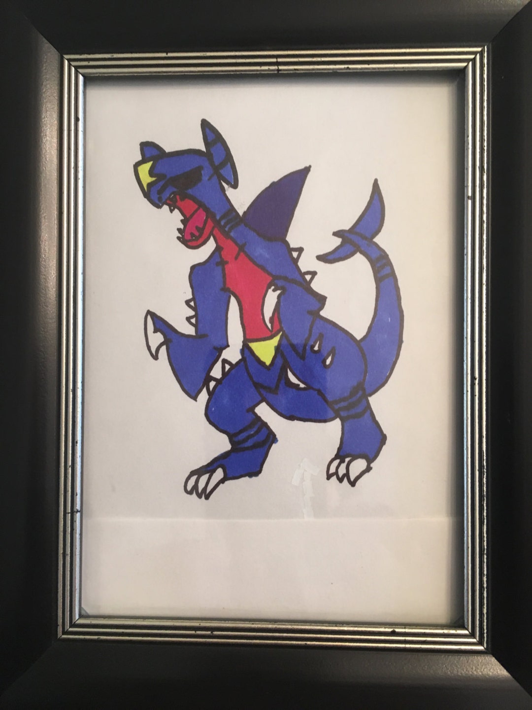 Pokemon Garchomp - Original Color Drawing - Art, Gaming, Collectibles ...
