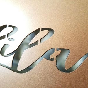 Free Shipping, Custom Name, Metal Sign, Metal Wall Art, Custom Metal ...