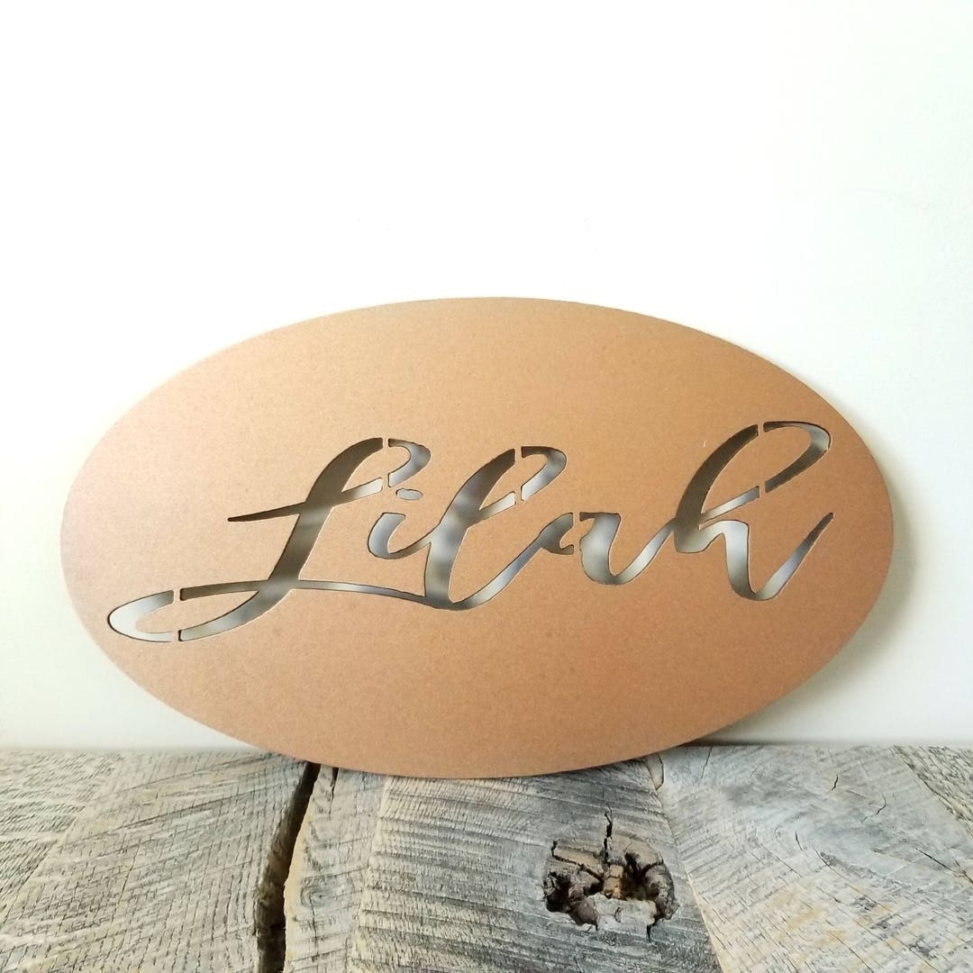 Free Shipping, Custom Name, Metal Sign, Metal Wall Art, Custom Metal ...