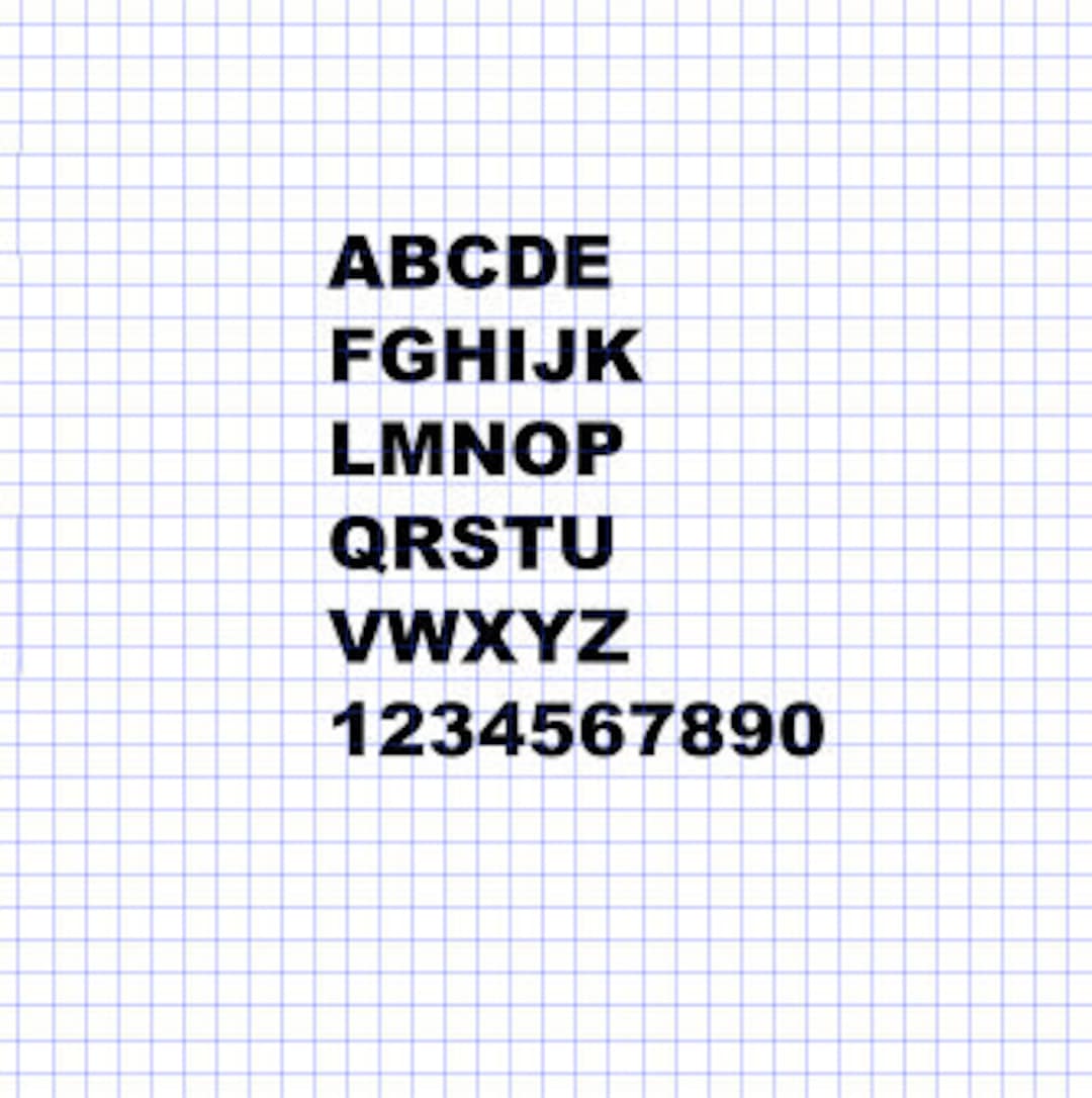 Metal Letters, Individual Cut Out Metal Letters and Numbers to Create ...