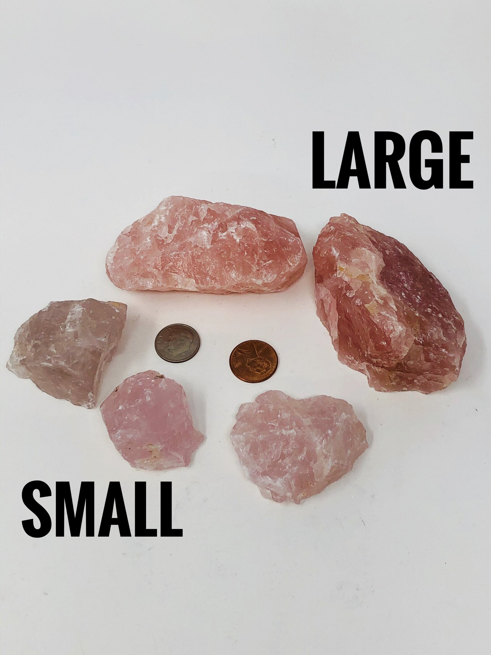 Raw Rose Quartz Metaphysical Protection Crystals for Spiritual | Etsy