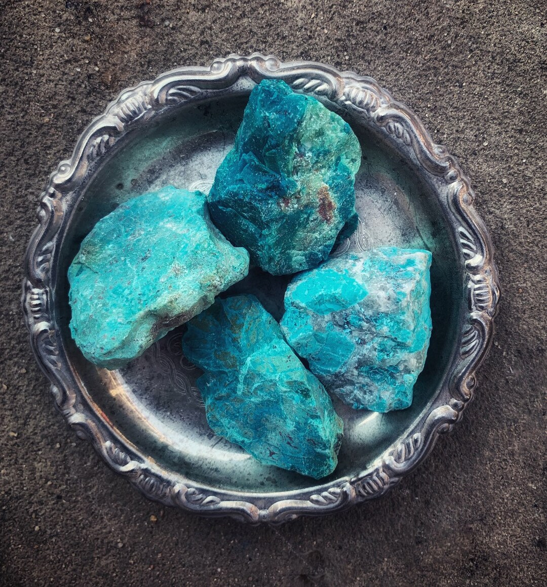 Raw Chrysocolla Gemstone Chrysocolla Stone Blue Crystal - Etsy