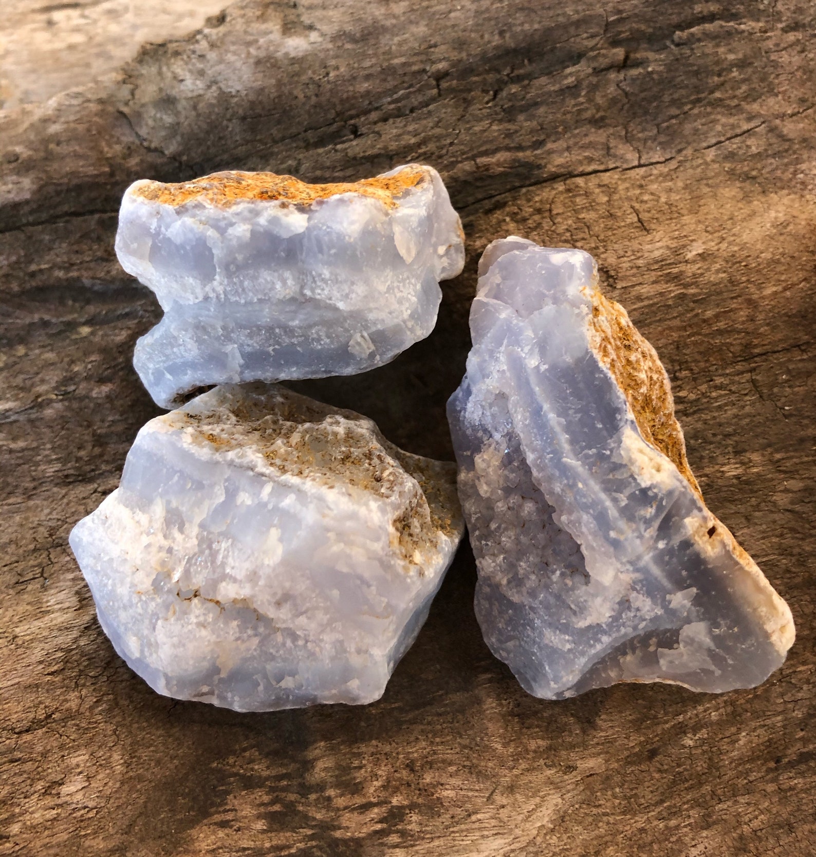 Raw Blue Chalcedony rock specimen Metaphysical Throat Chakra | Etsy