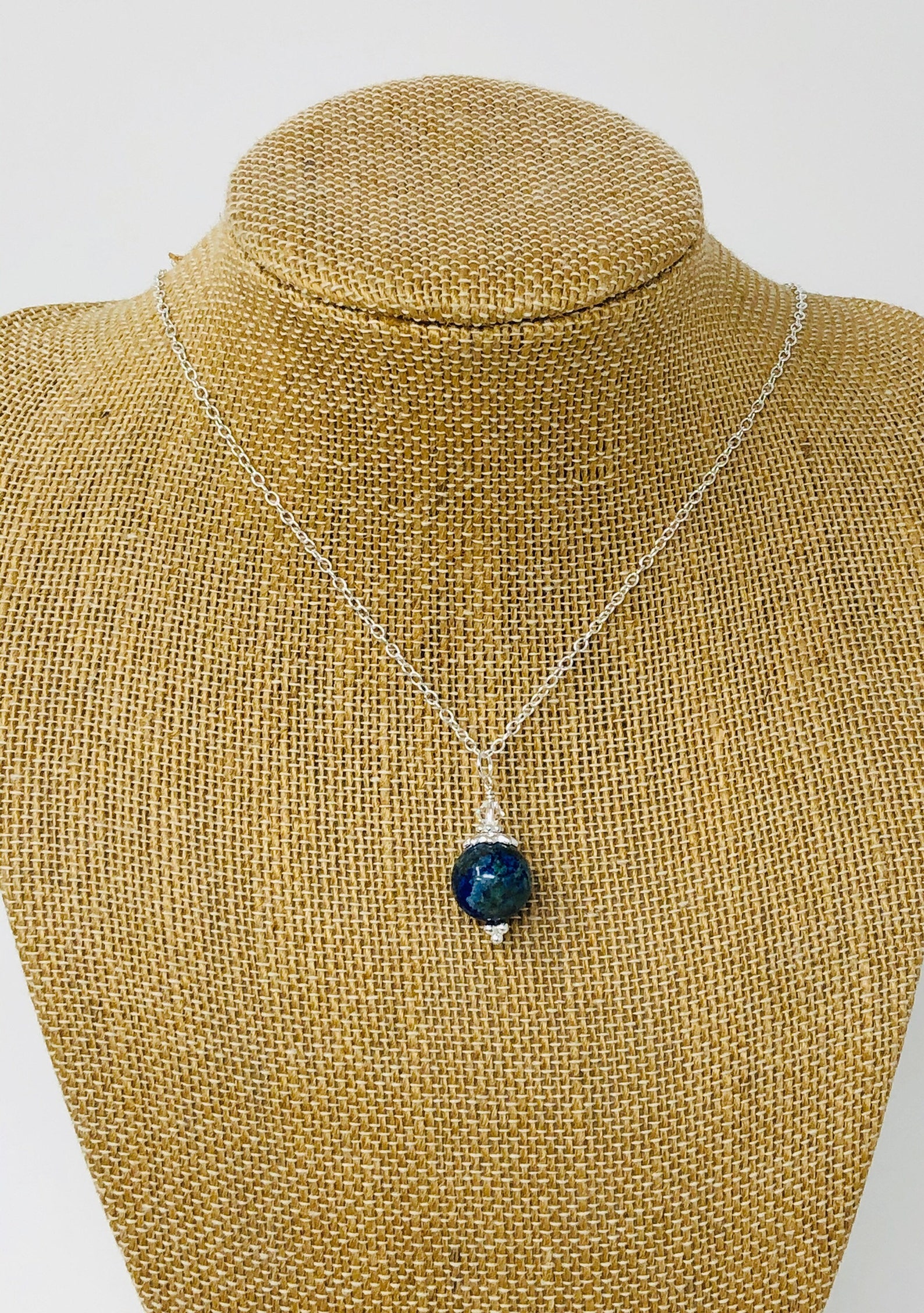 Crystal Pendulum Pendant Necklace Dainty Pendulum Necklace - Etsy