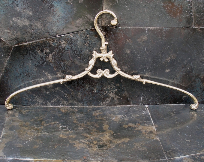 Brass Bridal Hangers, Antique Brass Wedding Dress Hangers, Vintage ...