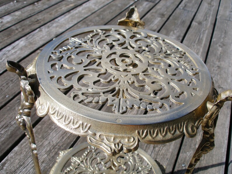 Brass Plant Stand Flower Pot Stand Vintage Brass Planter - Etsy