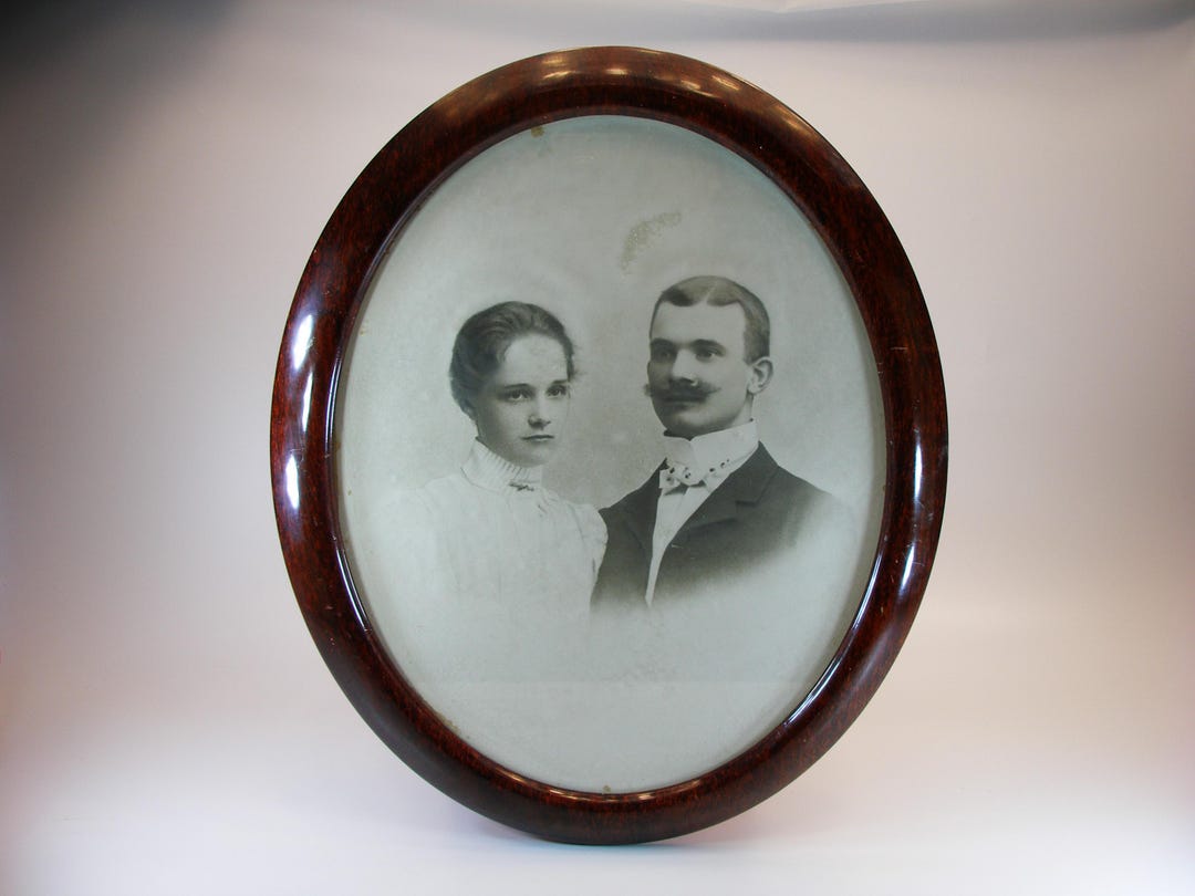 Antique 28cm X 34cm Oval Photo Picture Frame-wall Picture Frame-oval ...