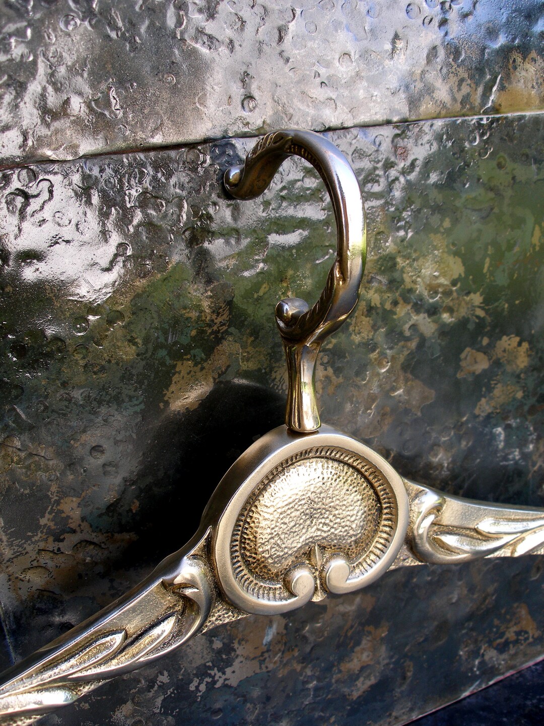 Swivel Super Solid Vintage Brass Wedding Dress Hanger-brass Bridal ...