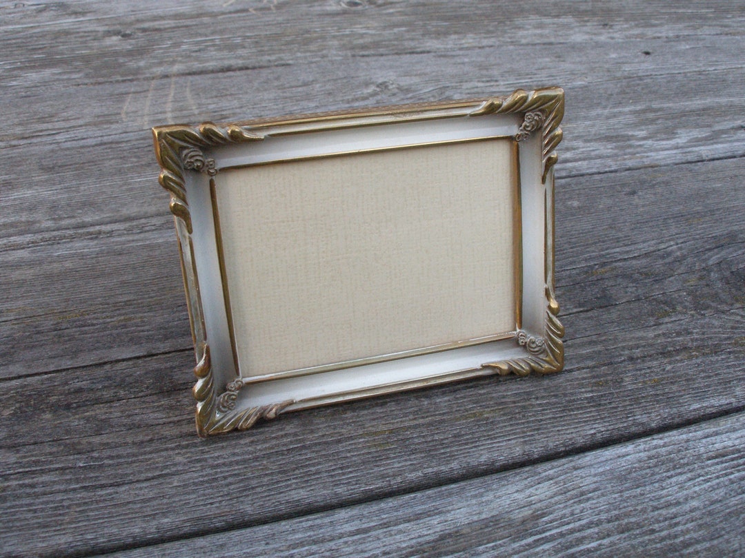 Vintage 60s Ornate Brass Photo Frame With Glass-wedding Frame-brass ...
