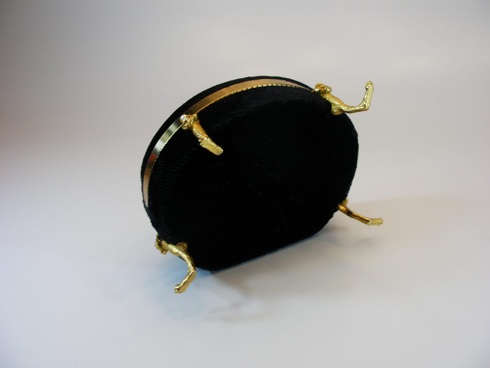 Antique Velvet Jewelry Box, 1900s Trinket Storage, Home Decor - Etsy