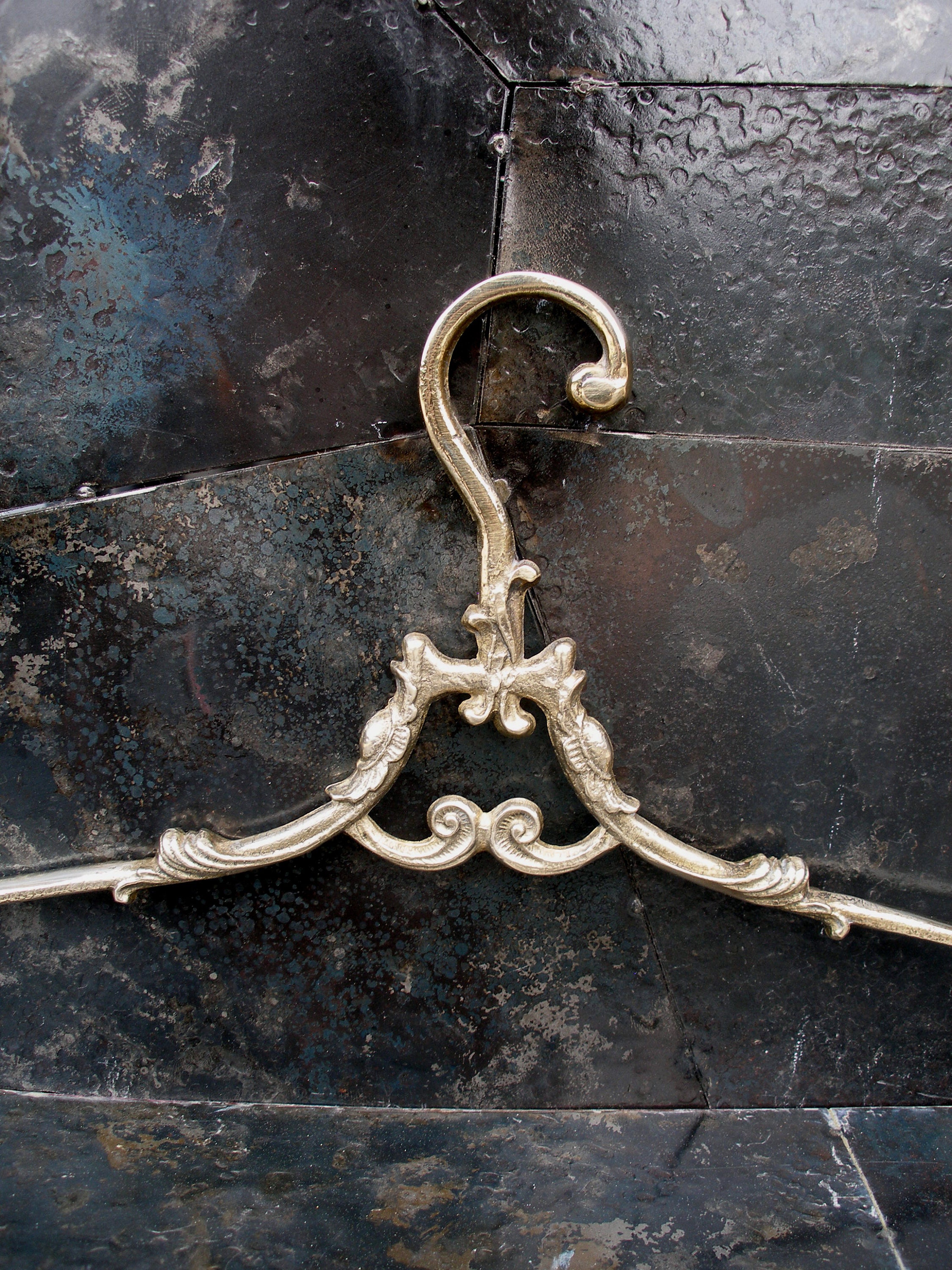 Brass Bridal Hangers, Antique Brass Wedding Dress Hangers, Vintage ...