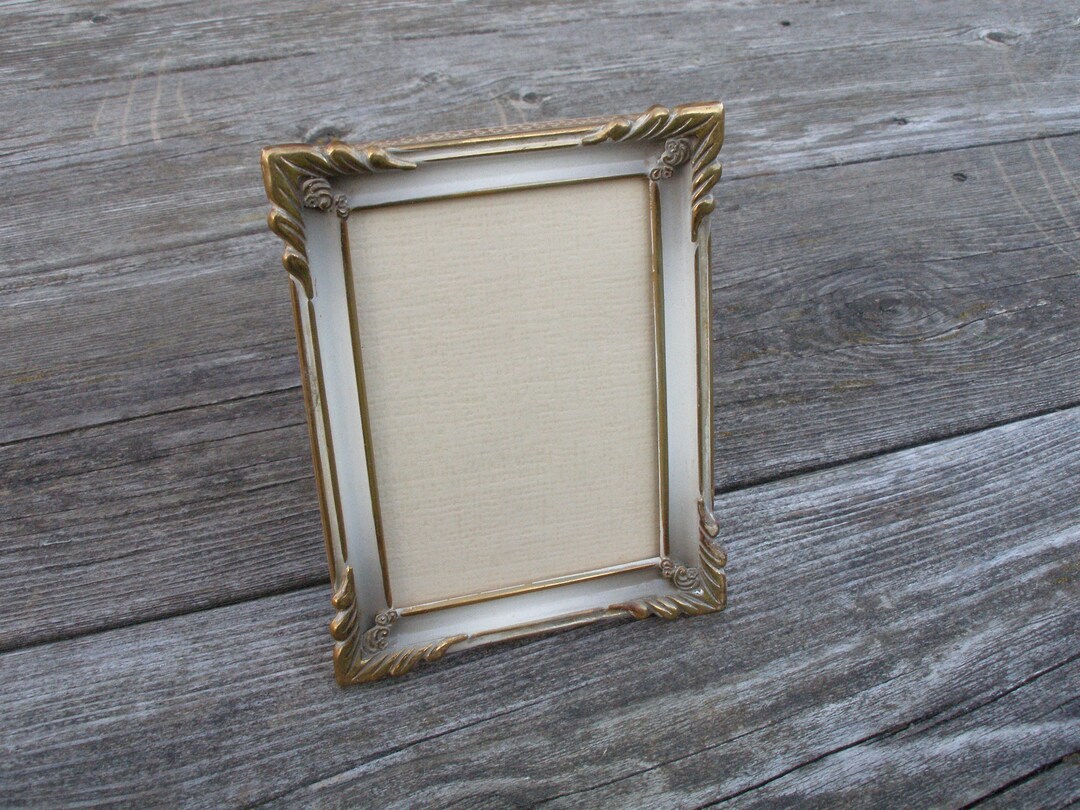 Vintage 60’s Ornate Brass Photo Frame With Glass-wedding Frame-brass ...
