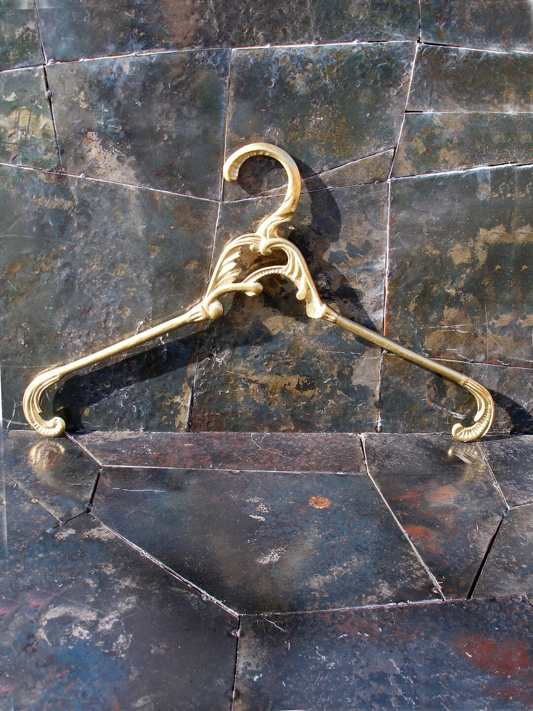 Brass Wedding Dress Hangers, Brass Clothes Hangers, Wedding, Antique ...