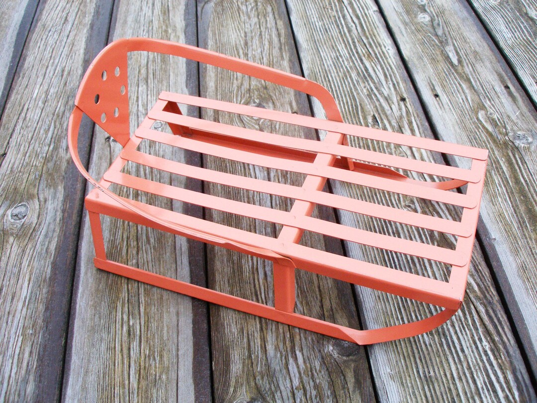 Vintage Toy Snow Sleds for Doll Teddy Bear Small Aluminum Toy Vintage ...