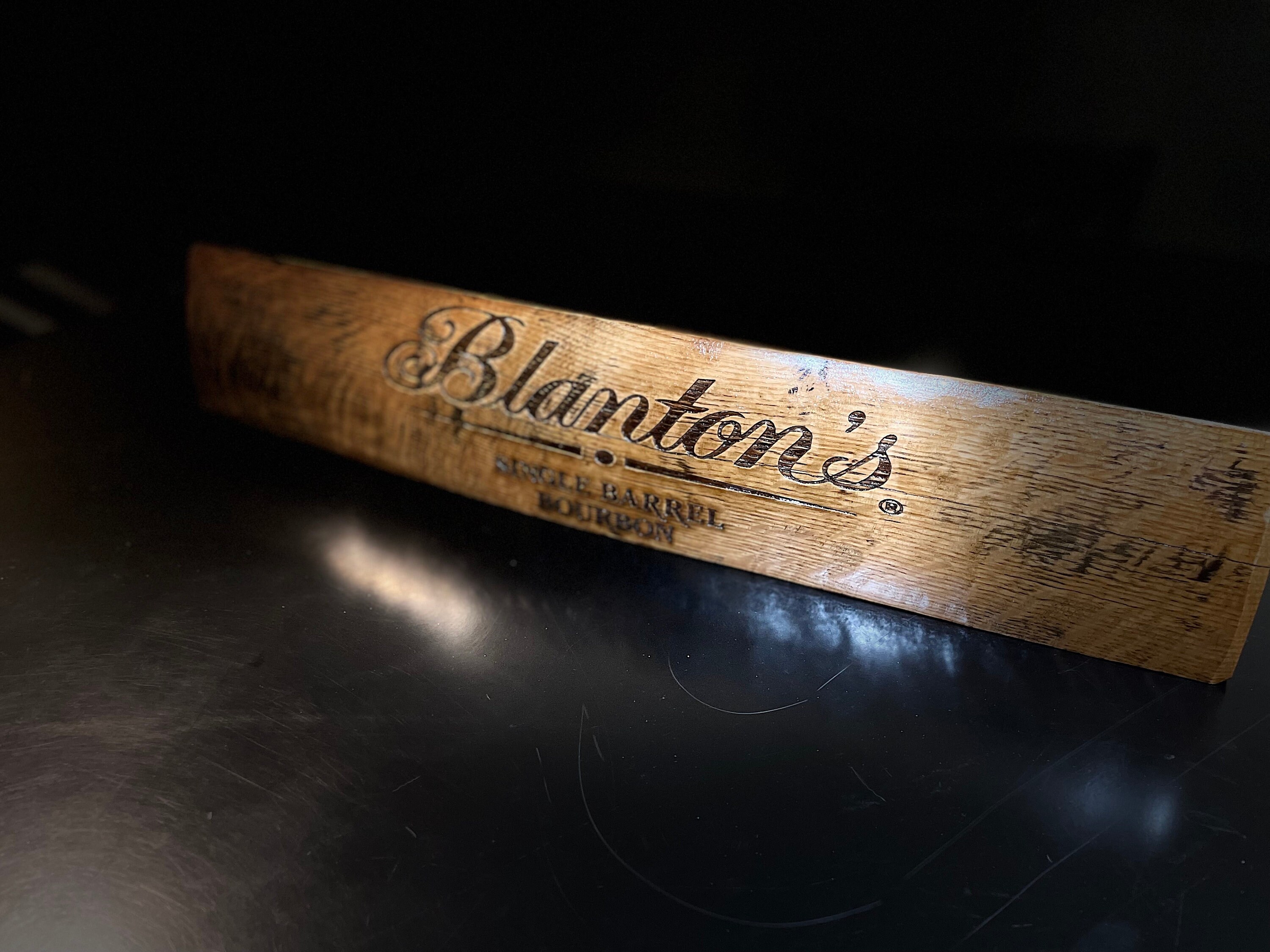 Bourbon Barrel Stave Bar Sign - Etsy
