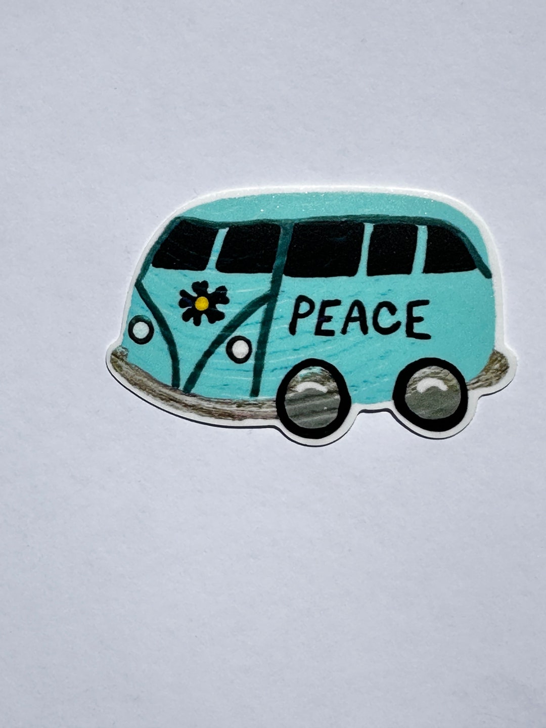 Turquoise VW Bus Vinyl Sticker High Quality – Original Design - Water ...