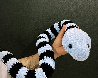 READY TO SHIP Crochet Snake Keychain Handmade Snake - Etsy