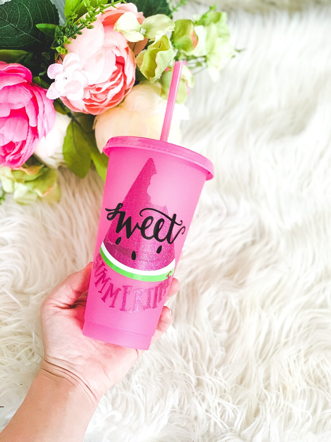 Color Changing Cup Cold Cup Watermelon Cold Cup Sweet | Etsy