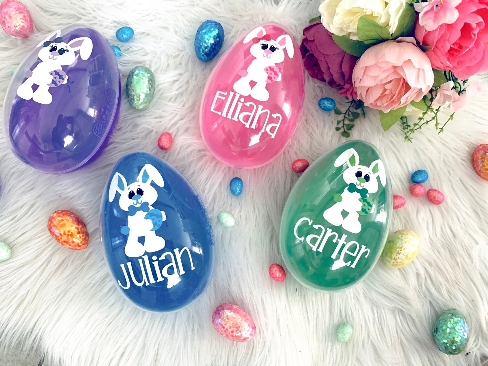 Personalized Easter Eggs Jumbo Easter Egg Fillable Easter - Etsy