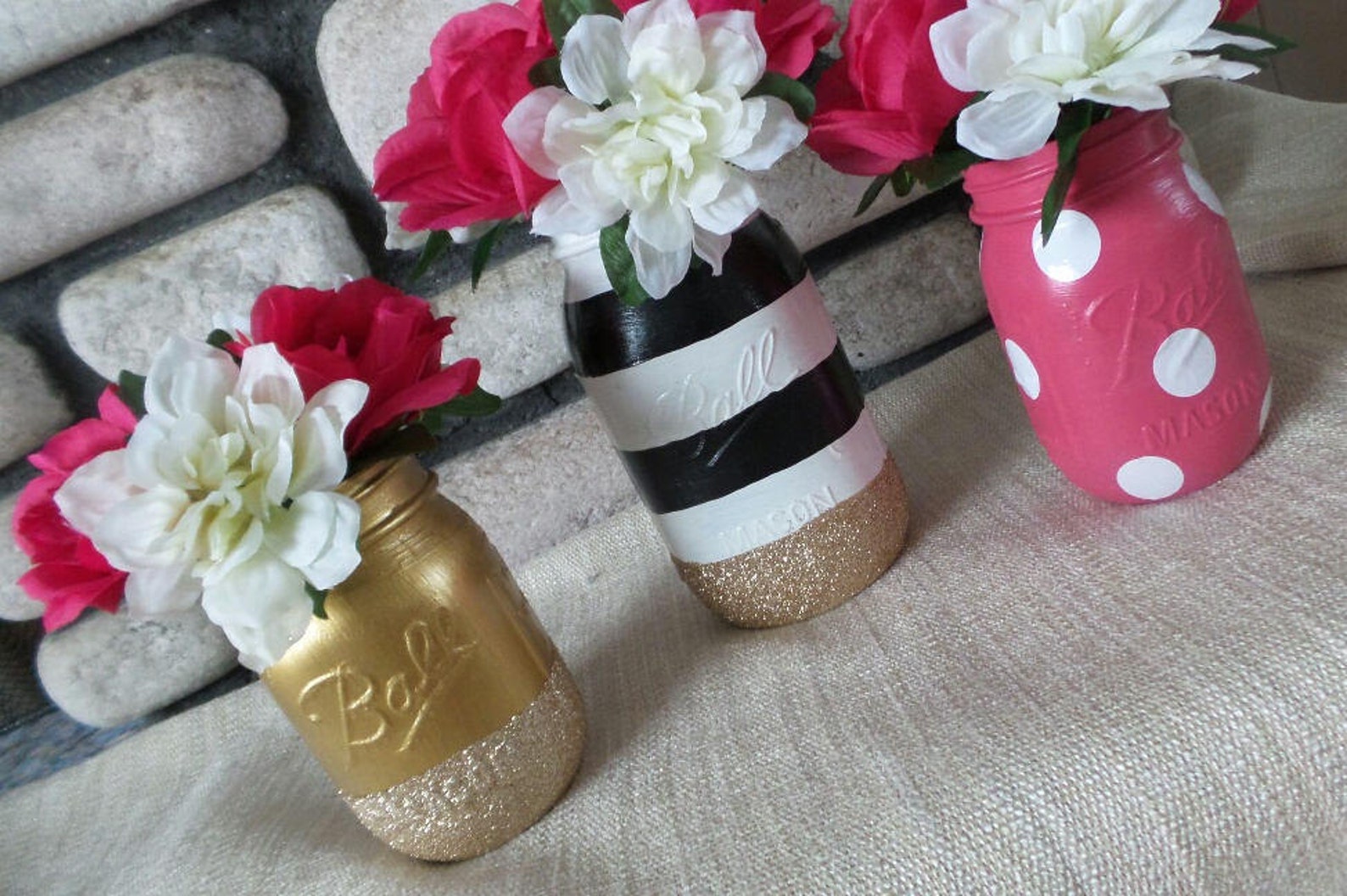 Kate Spade Inspired Centerpieces•bridal Shower Decor•baby Shower Decor ...