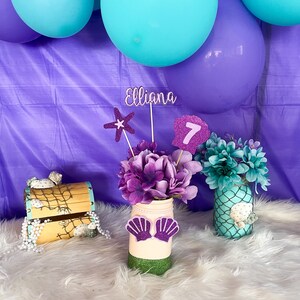 Mermaid Centerpiece, Little Mermaid Party, Under the Sea Party, Mermaid ...