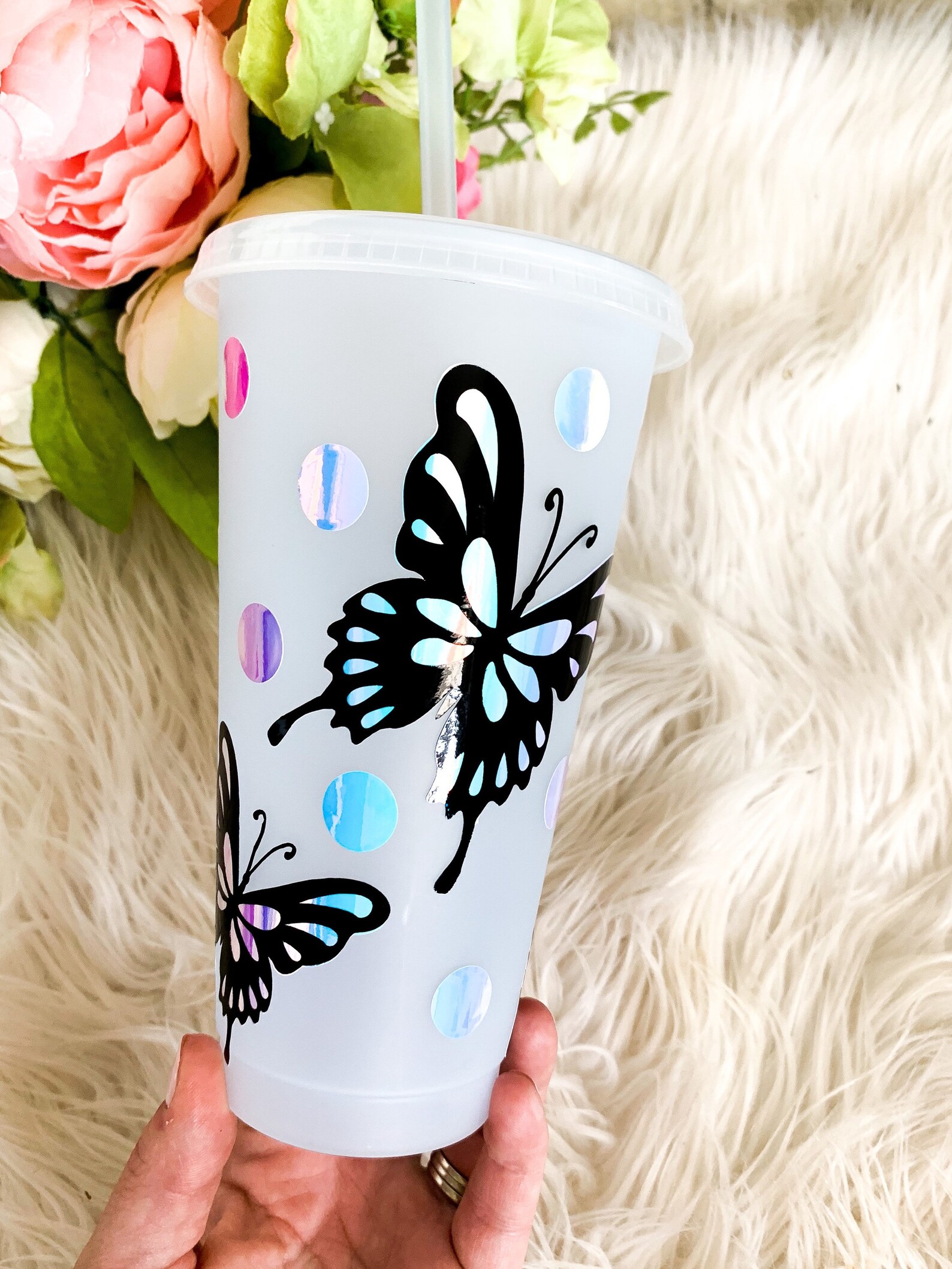 Color Changing Cups, Cold Cups, Butterfly Cold Cup, Butterfly Tumbler ...