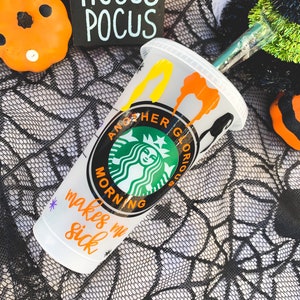 Hocus Pocus Inspired Starbucks Cup, Halloween Starbucks Cup, Hocus ...
