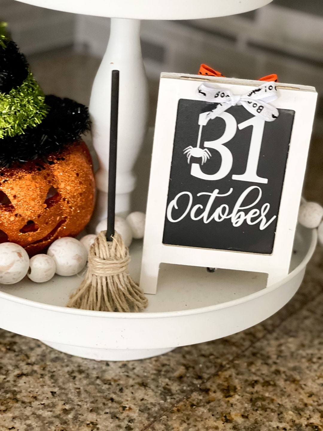 Double Sided Mini Chalkboard Easel, Mini Halloween Chalkboard Easel ...