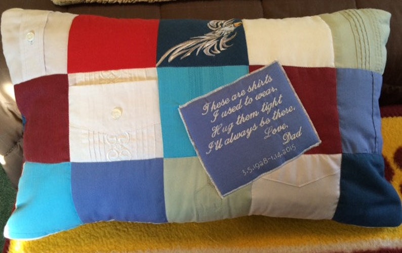 Patchwork Memory Pillow - Etsy