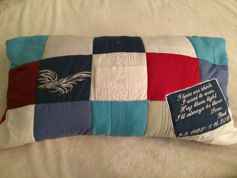 Patchwork Memory Pillow - Etsy