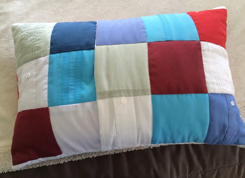 Patchwork Memory Pillow - Etsy