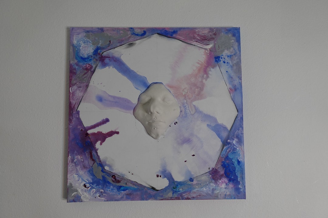 Octagon Face Cast Painting - Etsy