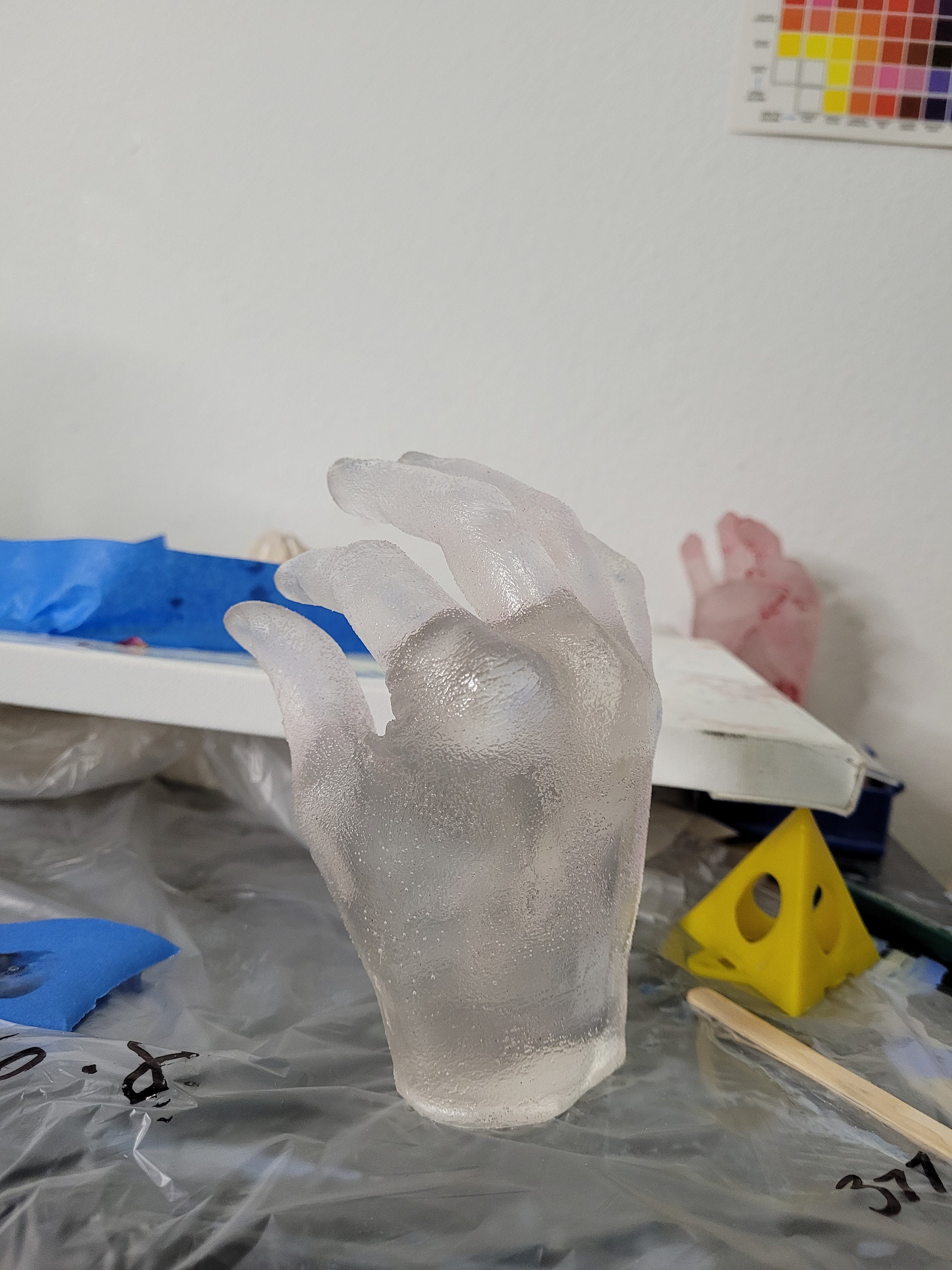 Clear Epoxy Hand - Etsy