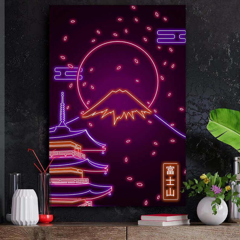 Plexi Glass Wall Art By V1tech Artist Donnie Art Neon Mount Etsy