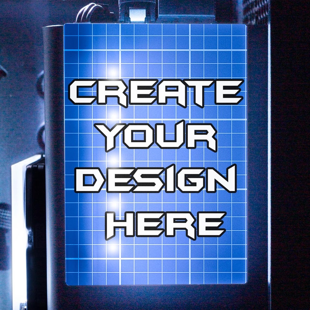 Custom Design RGB Hard Disk Drive Cover Vertical - Etsy