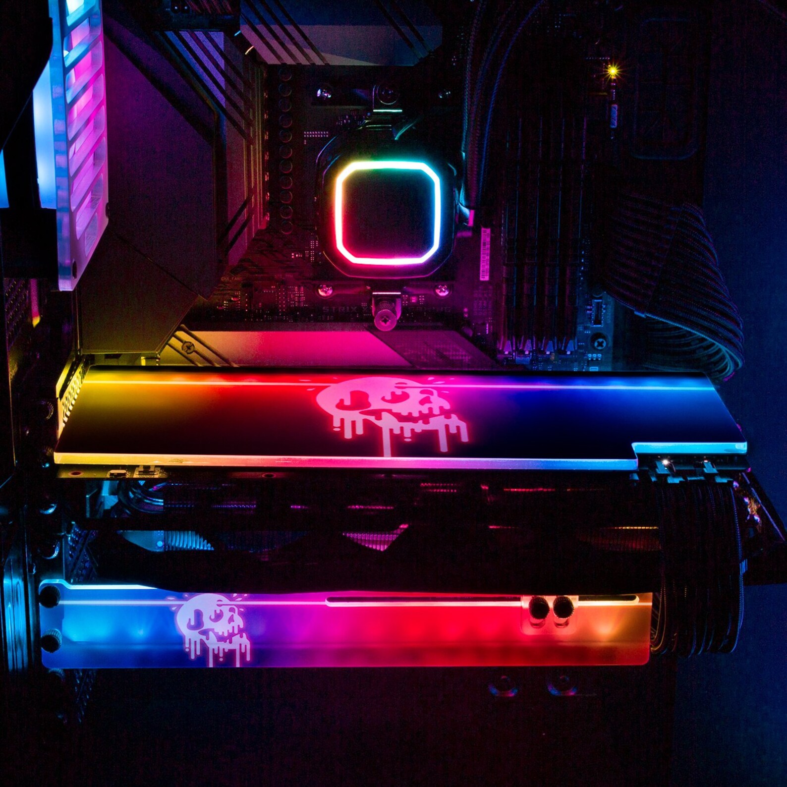 Custom RGB GPU Backplate by V1tech Any Gpu Model | Etsy